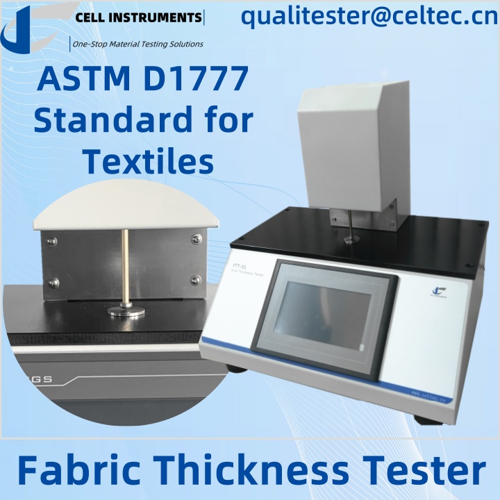 Best Fabric Thickness Tester by ASTM D1777 and ISO 3034