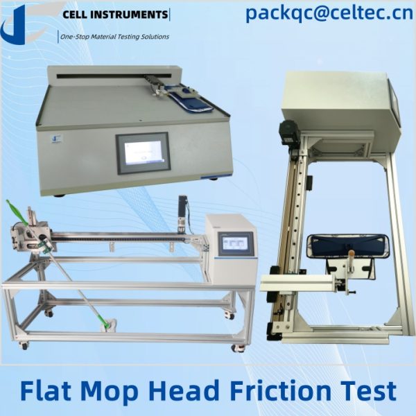 Flat Mop Head Friction Test: Best Custom COF Tester for Mop