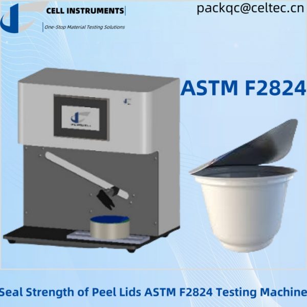 How to Test Seal Strength of Peel Lids ASTM F2824 ISO 17480