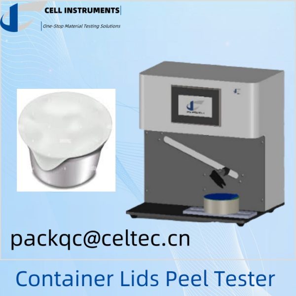 Peel Testing Machine Plastic Cup with Peel-Off Lid ISO 17480